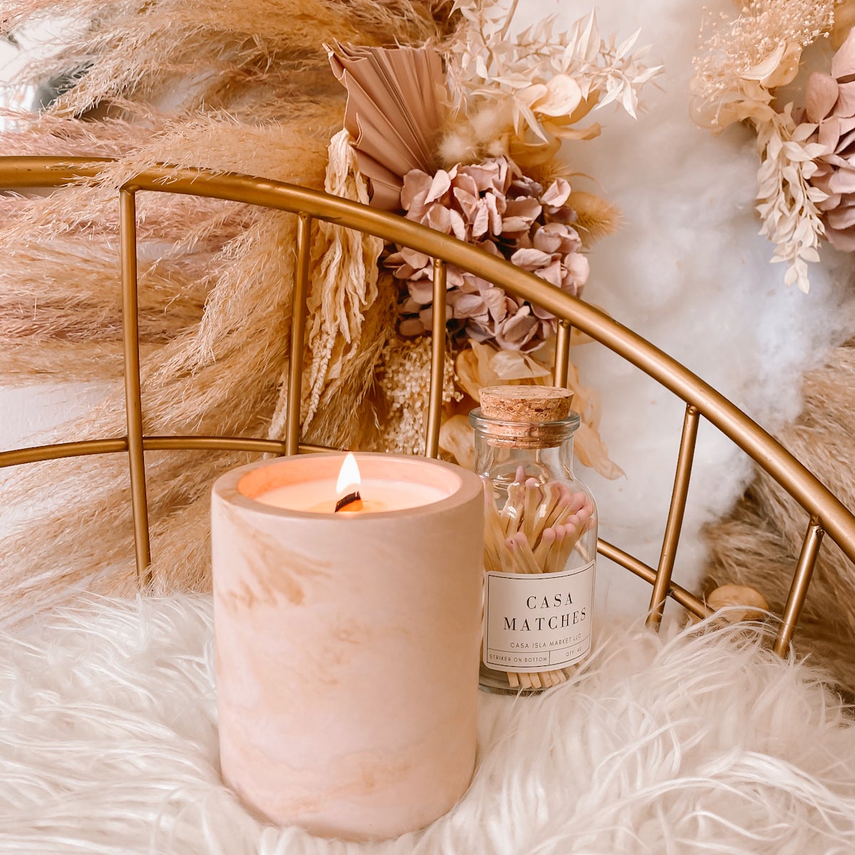 Casa Isla Pink Concrete Soy Candles | Haute Beauty Guide